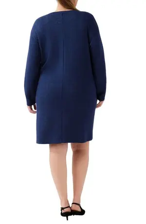 Karen Kane V-neck Button Detail Dress