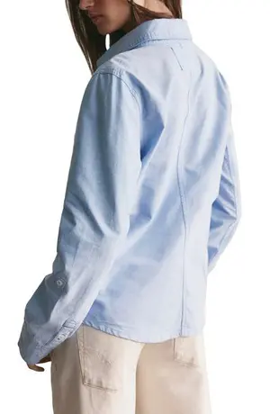 Free People Benny Slim Oxford Shirt