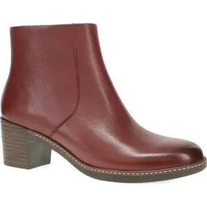 Dansko Meryll Leather Bootie - Sangria