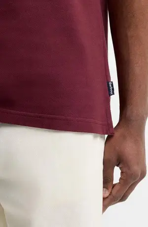Barbour Lunan Polo - Dark Bordeaux