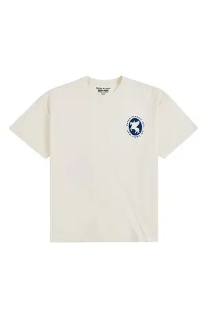 PAPER PLANES Emblem Graphic T-shirt - Eggshell
