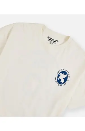 PAPER PLANES Emblem Graphic T-shirt