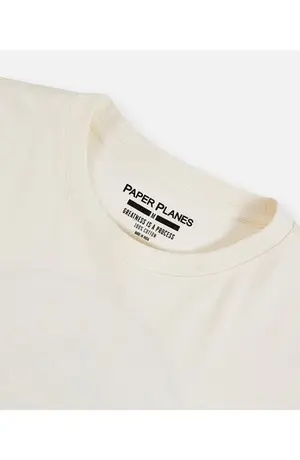 PAPER PLANES Emblem Graphic T-shirt