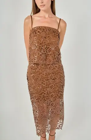 Endless Rose Sequin Floral Lace Cami Top