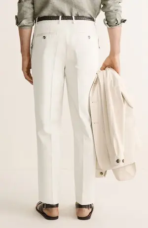 Mango Regular Fit Cotton Pants