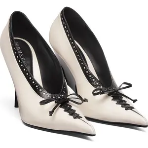 Alexander McQueen Koko Wedge Pump - Deep Ivory