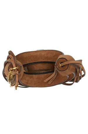 Farm Rio Small Banana Leather Hobo Bag