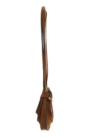 Farm Rio Small Banana Leather Hobo Bag