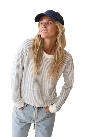 Marine Layer Reversible Raglan Long Sleeve T-shirt