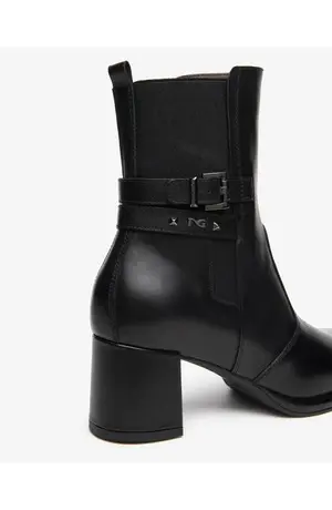 NEROGIARDINI Block Heel Chelsea Bootie