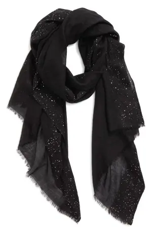 Echo Sequin Trim Wrap - Black