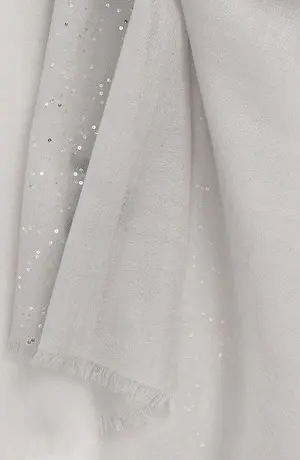 Echo Sequin Trim Wrap - Silver