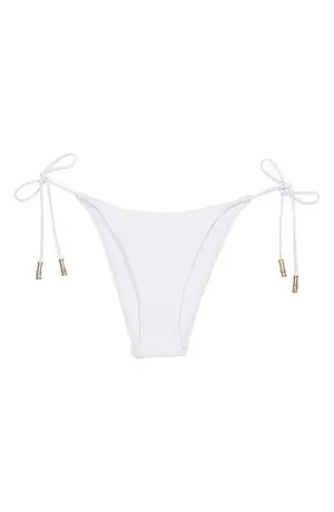 VIX PAULA HERMANNY Solid Tie Side Full Bikini Bottoms