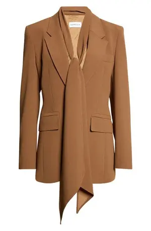 Marella Peak Lapel Structured Blazer