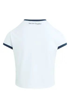 FAVORITE DAUGHTER The Cropped Favorite Ringer Tee