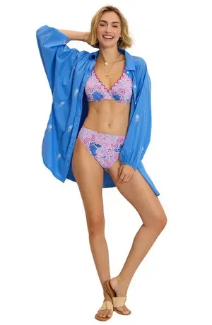 Tommy Bahama Island Cays High Waist Bikini Briefs