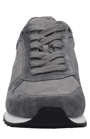 Josef Seibel Axel 01 Leather Lace-up Sneakers - Gray