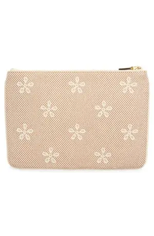 Valentino Garavani Vlogo Signature Medium Pouch - Natural