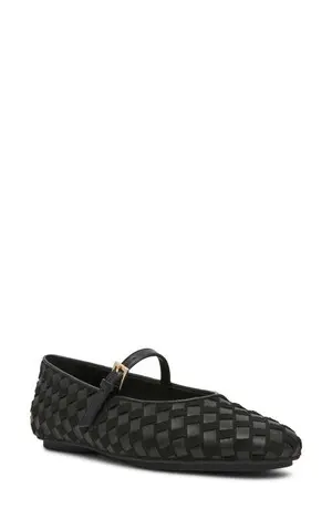 Anne Klein Connie Mary Jane Flat - Black