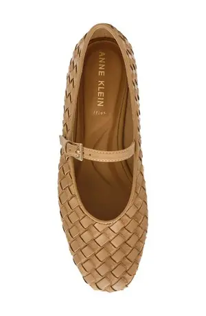 Anne Klein Connie Mary Jane Flat - Natural