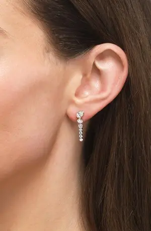SWAROVSKI Mesmera Mixed Cut Cubic Zirconia Drop Earrings
