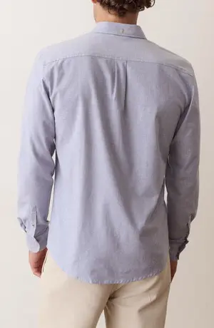 Marine Layer California Oxford Shirt - Blue