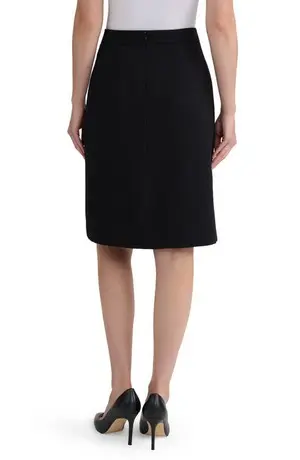 KASPER Inverted Pleat Skirt
