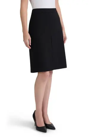 KASPER Inverted Pleat Skirt