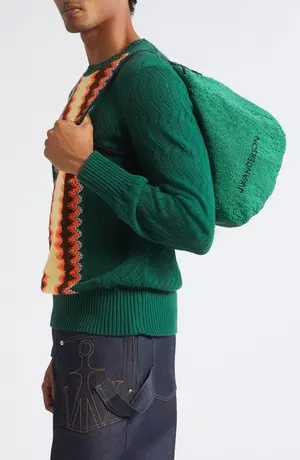 JW Anderson Small Bulb Beaded Hobo Bag