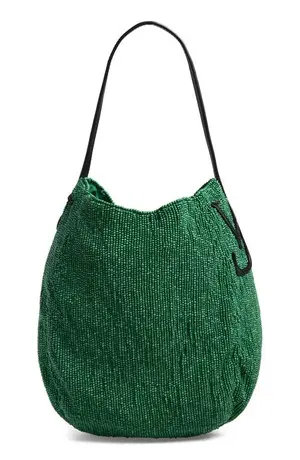 JW Anderson Small Bulb Beaded Hobo Bag