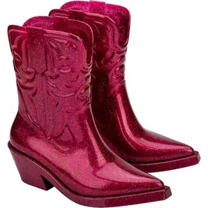 Melissa Texas Western Boot Pink