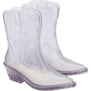 Melissa Texas Western Boot - White