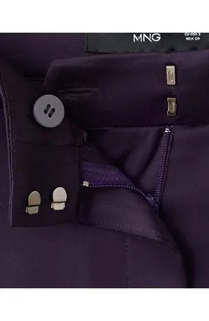 Mango Straight Mid Rise Pants