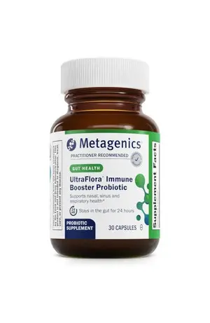 METAGENICS Ultraflora Immune Booster Shelf-stable Probiotic Supplement 30 Count - None
