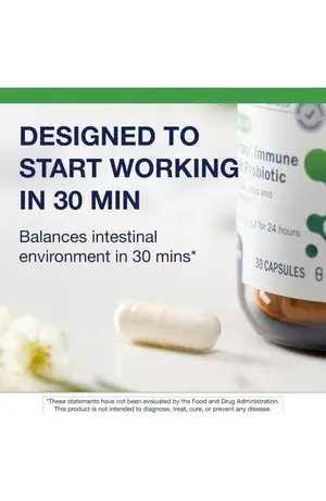 METAGENICS Ultraflora Immune Booster Shelf-stable Probiotic Supplement 30 Count