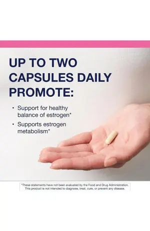 METAGENICS Indole-3-carbinol Estrogen Balance Support Supplement 180 Capsules