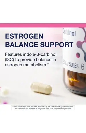 METAGENICS Indole-3-carbinol Estrogen Balance Support Supplement 180 Capsules