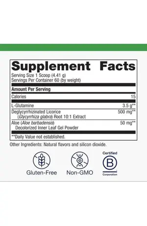METAGENICS Glutagenics L-glutamine Digestive Support Powder Supplement 60 Servings