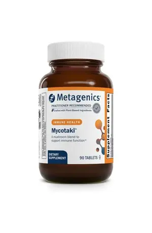 METAGENICS Mycotaki Immune Support Mushroom Supplement Tablets 90 Tablets - None