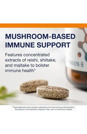 METAGENICS Mycotaki Immune Support Mushroom Supplement Tablets 90 Tablets