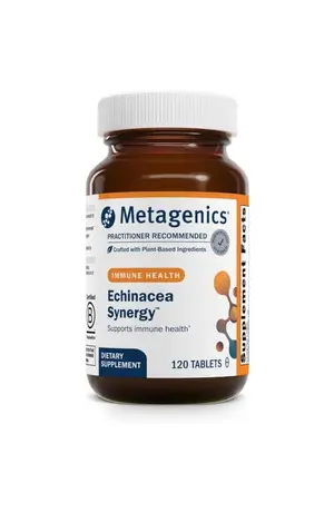 METAGENICS Echinacea Synergy Herbal Immune Support Supplement 120 Tablets - None