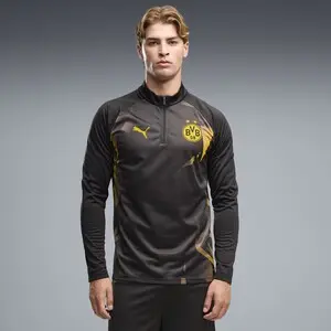 PUMA Borussia Dortmund Warmup Quarter-zip Top