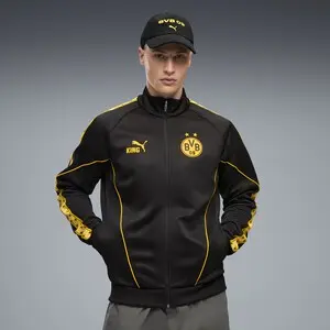 PUMA Borussia Dortmund King Anthem Full-zip Jacket By - Black