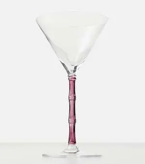La DoubleJ Bamboo Set Of 2 Martini Glasses