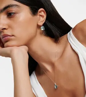 Mateo 14kt Yellow Topaz And Diamond Necklace
