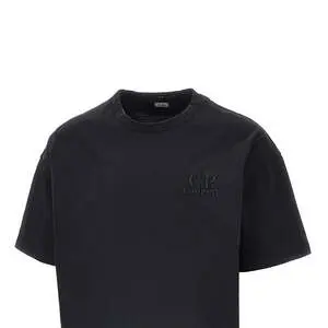 C.P. COMPANY Cotton Jersey T-shirt With Logo Ebroidery An