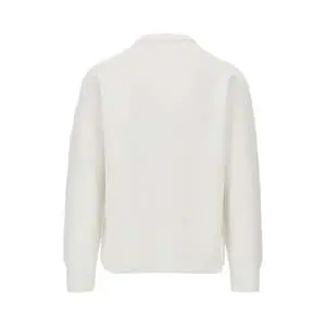 C.P. COMPANY Cotton Chenille Crewneck Sweater - White