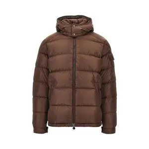 Moncler Maya' Hooded Down Jacket - Brown