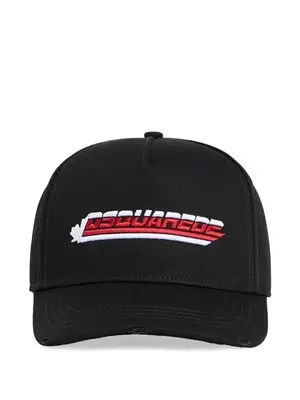 Dsquared2 Gabardine Baseball Cap - Black