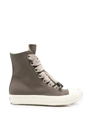 Rick Owens Trainers Jumbolace Denim Sneakers - Gray